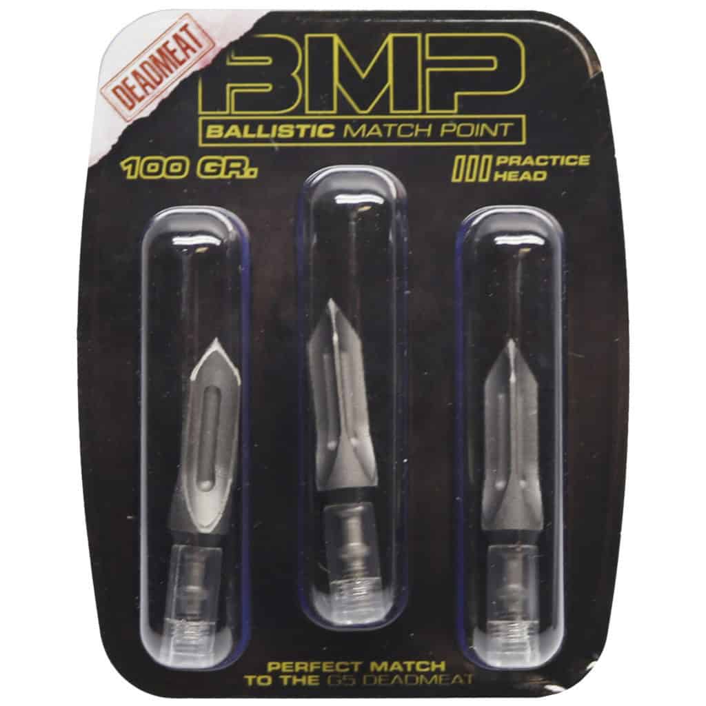 G5 Outdoors Broadhead Megameat Ballistic Match Point Practice 3pk 125 ...