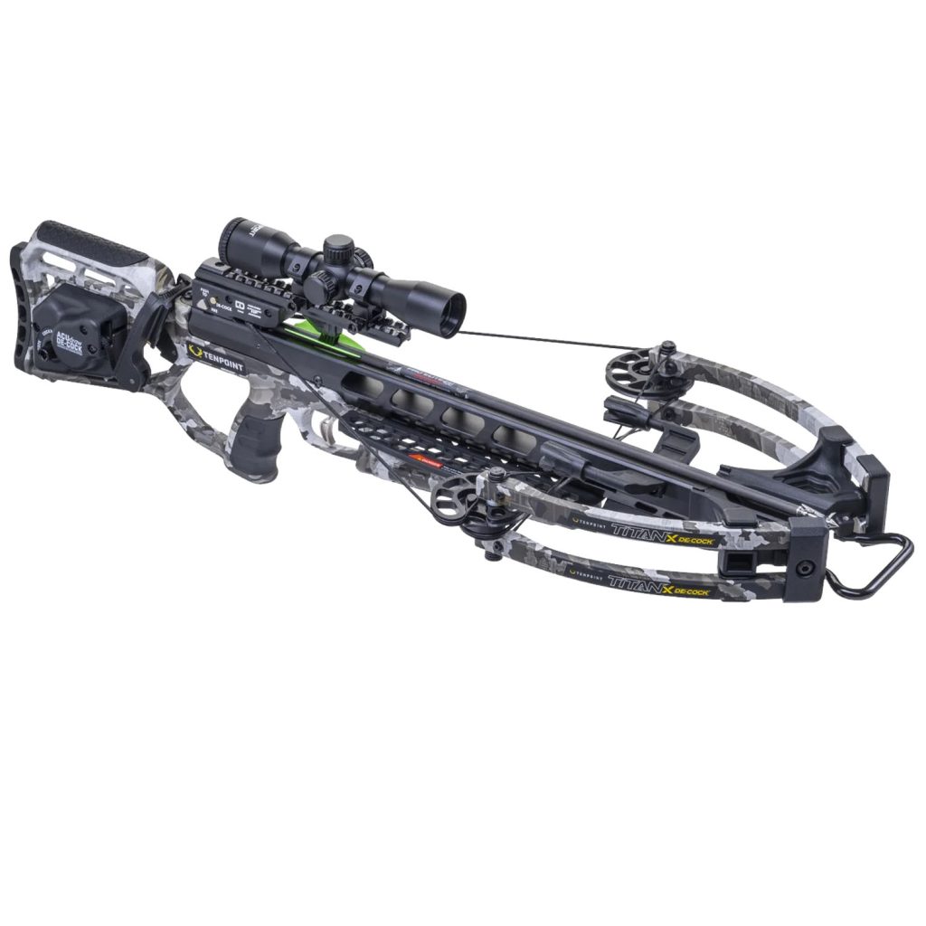 TenPoint Crossbow Titan X De-Cock Silent ACUdraw Vektra Camo Pro-View ...