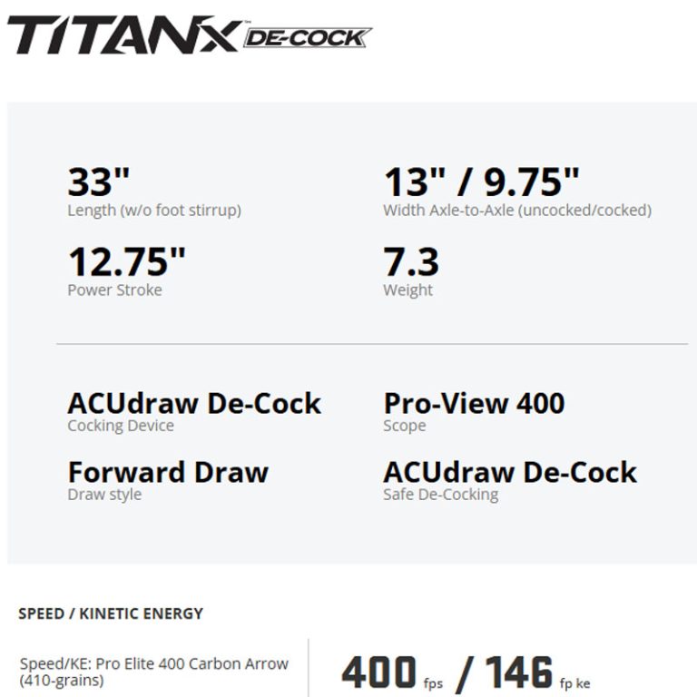 TenPoint Crossbow Titan X De-Cock Silent ACUdraw Vektra Camo Pro-View ...