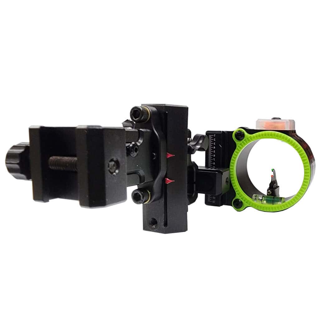 Black Gold Dual Trac Picatinny Mountain Lite Bow Sight | 2-Pin, Movable ...